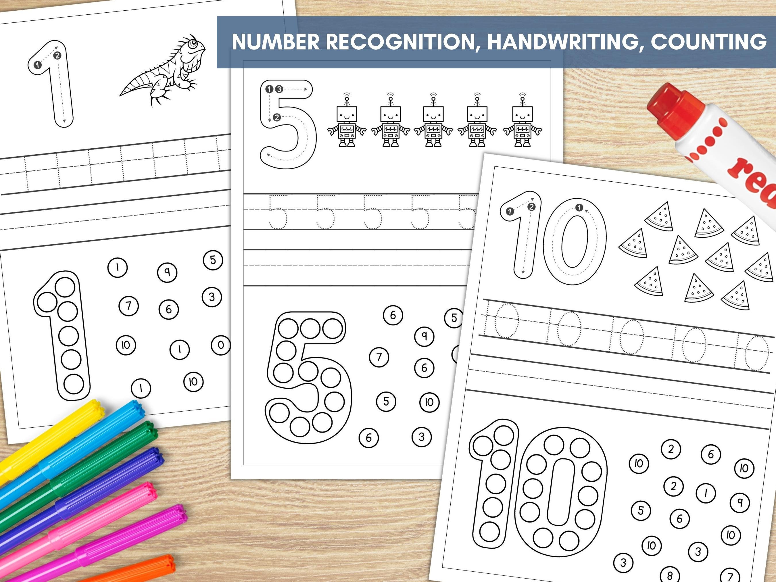 Printable Pre K and Ready for Kindergarten Worksheet BUNDLE, Letter ...