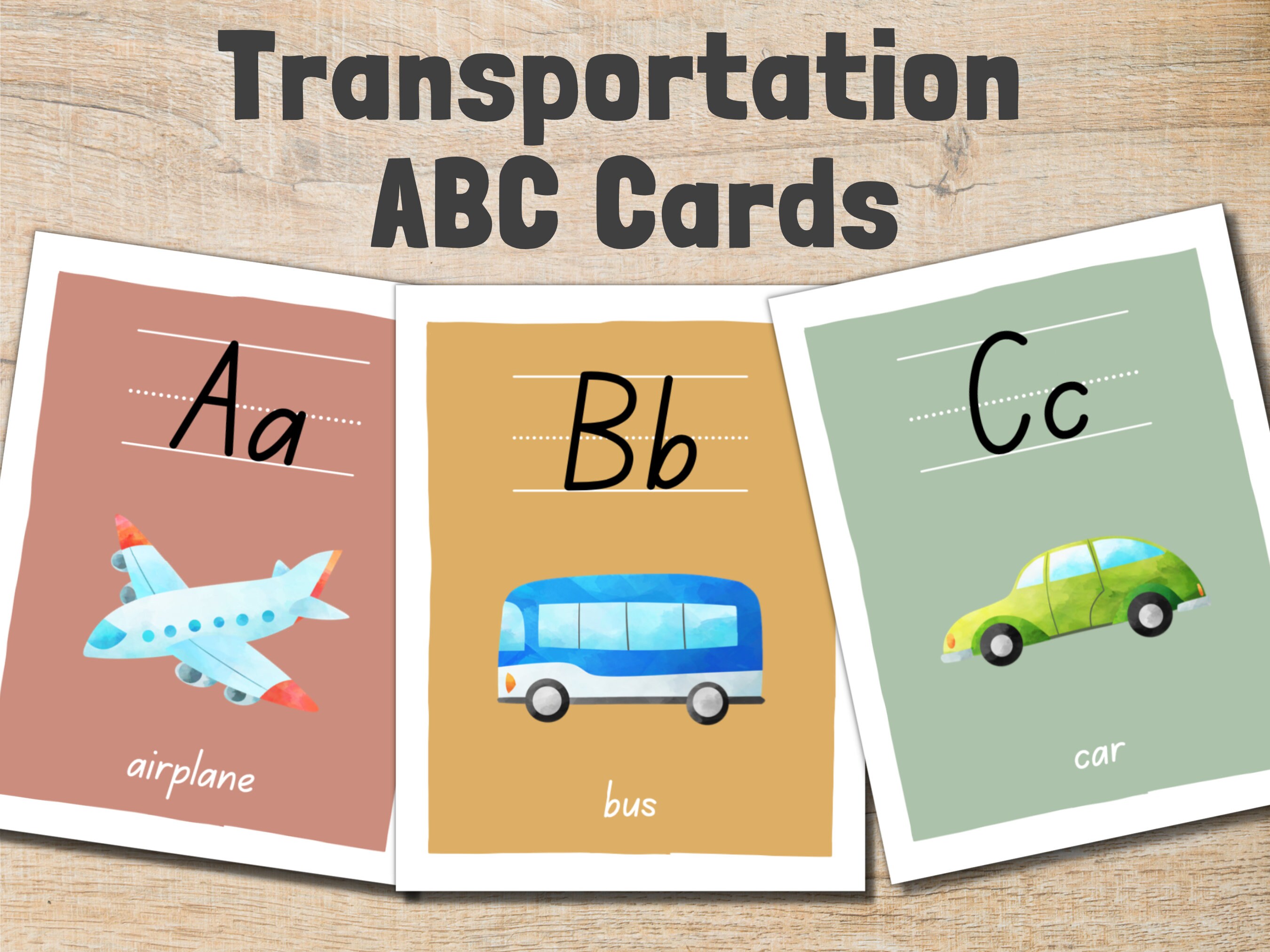 Preschool Alphabet Flash Cards, Learning Abcs, Homeschool Learning ...