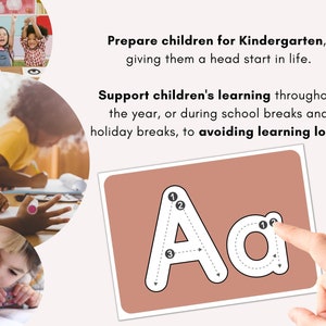 Alphabet and Number Flashcards for Preschool Pre-k and Kindergarten ...