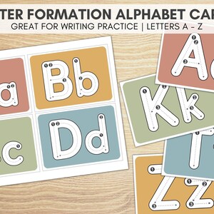 Alphabet and Number Flashcards for Preschool Pre-k and Kindergarten ...