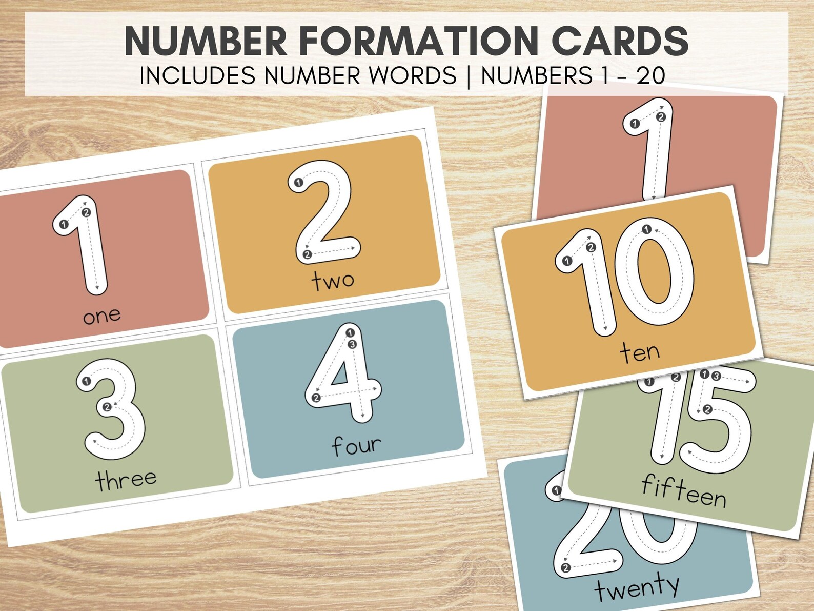 Alphabet and Number Flashcards for Preschool Pre-k and Kindergarten ...