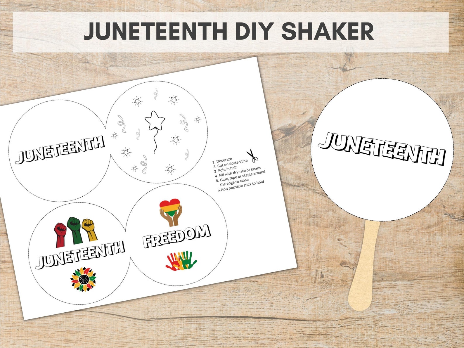 Printable Juneteenth Activity Pack for Kids, Freedom Day Coloring and ...