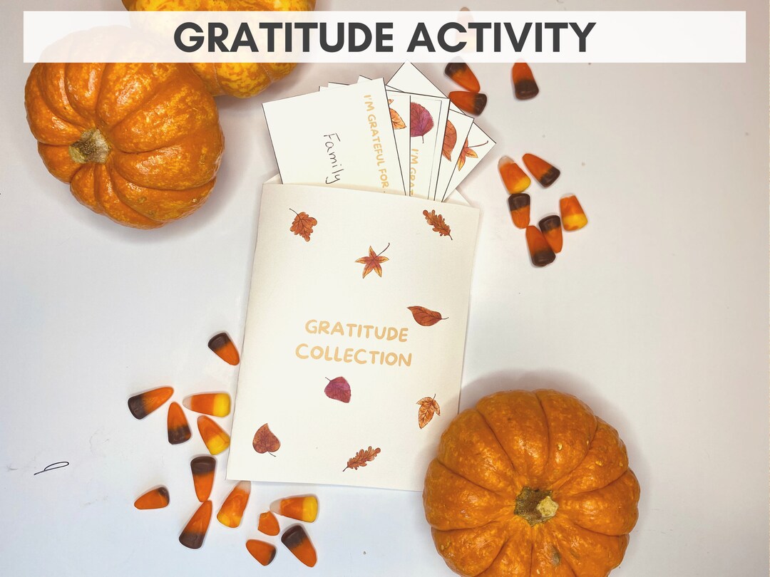 Printable Thanksgiving Gratitude Activity for Families and - Etsy