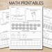 Number Worksheets, 0-20 Printables, ASL Numbers, Counting, 10 Frames ...