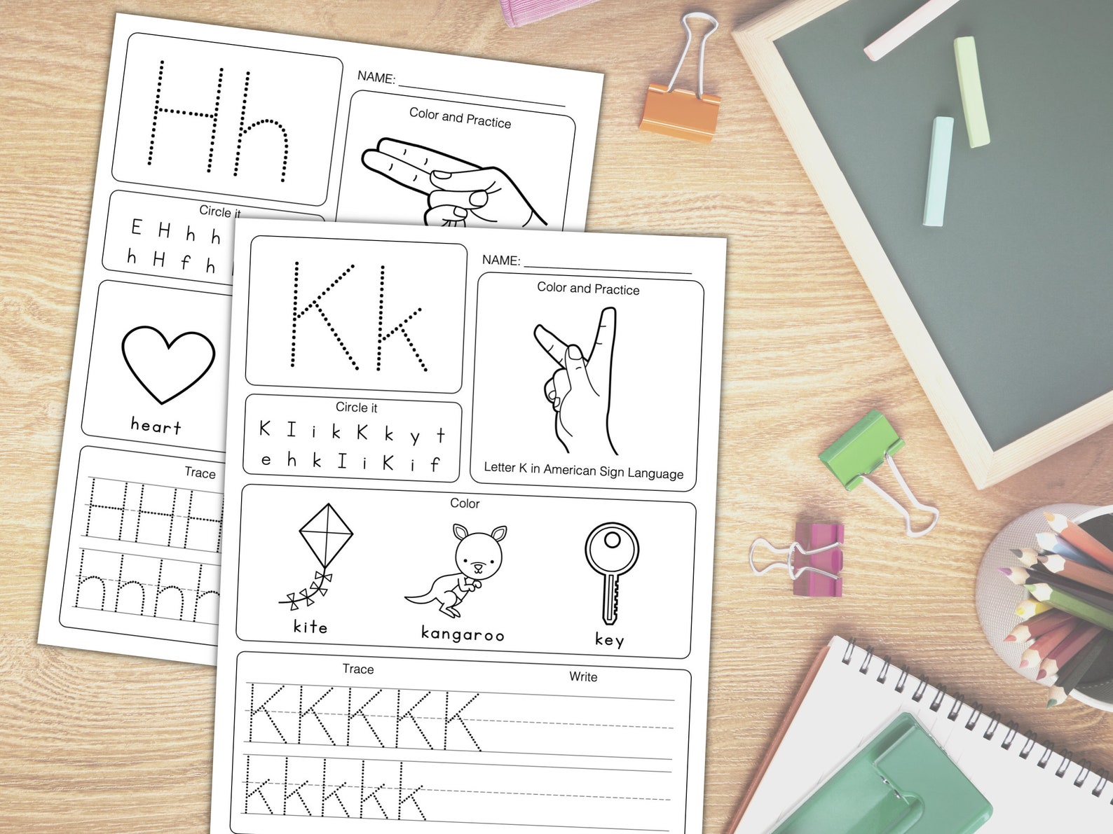 ABC Worksheets, Alphabet Printables, ABC Letter Worksheets Preschool ...