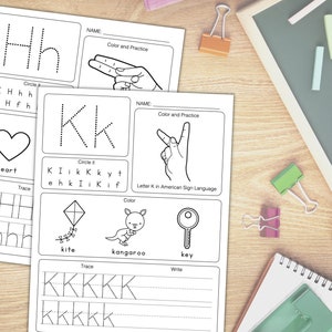 ABC Worksheets, Alphabet Printables, ABC Letter Worksheets Preschool ...