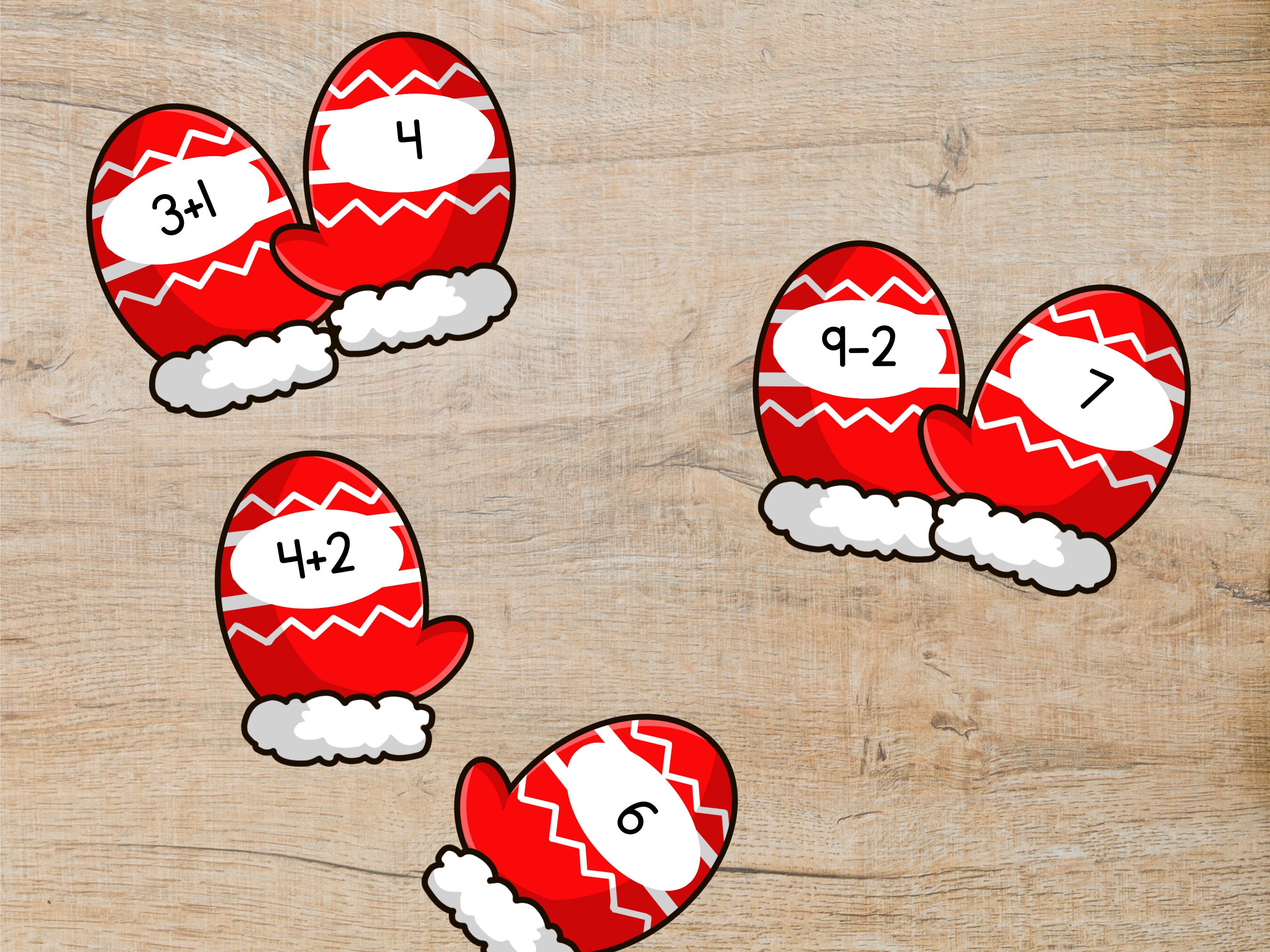 Printable Addition and Subtraction Math Game for Kindergarten - Etsy