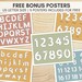 Alphabet and Number Flashcards for Preschool Pre-k and Kindergarten ...