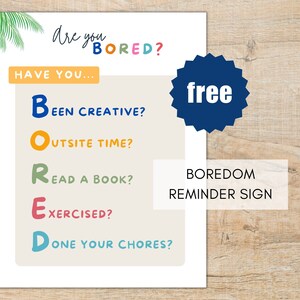 Printable Summer Activities for Kids, Printable Boredom Busters ...