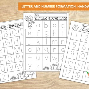 Printable Fall Activity Pages, Math & Literacy Worksheet Learning Pages ...