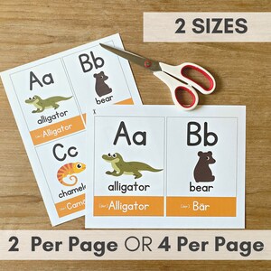 English German Alphabet Cards, Preschool Flashcards, Toddler Flashcards ...