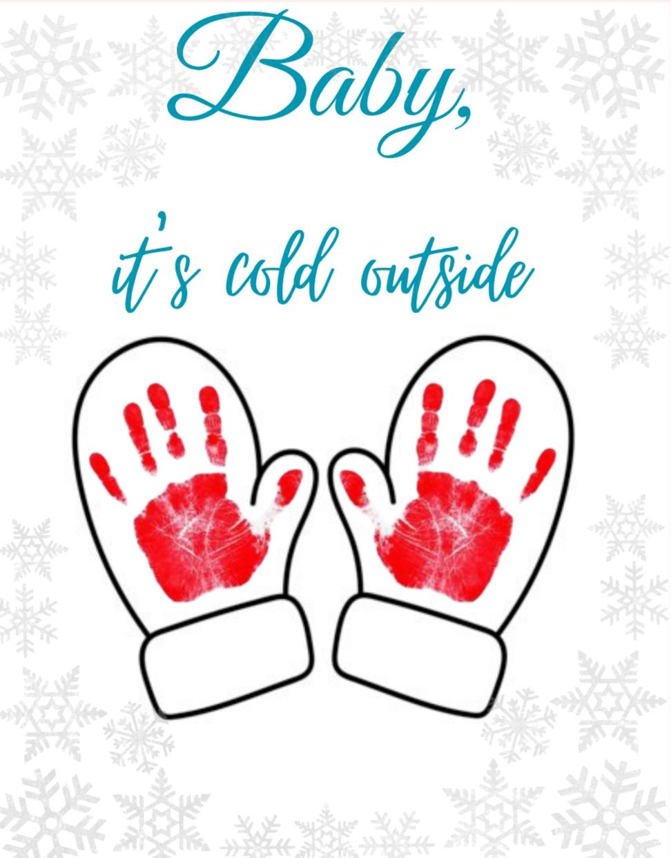 Christmas Crafts Handprint| Winter Handprint| Handprint Craft| Toddler ...