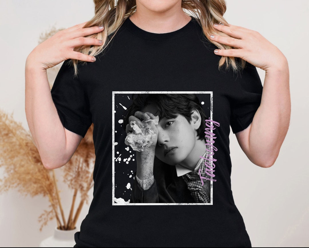 Taehyung Vintage Shirt, BTS V Vintage Shirt, BTS Tae Tee, Bts Taehyung ...