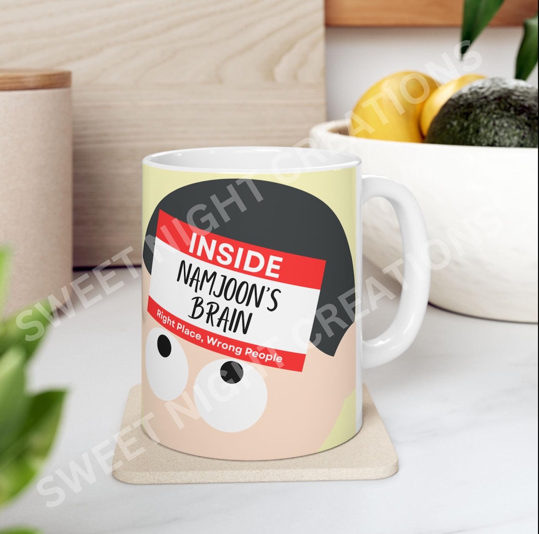 RPWP Inside Namjoon's Brain Mug, Bts Namjoon Cup, Bts RM Mug, RM Mug ...