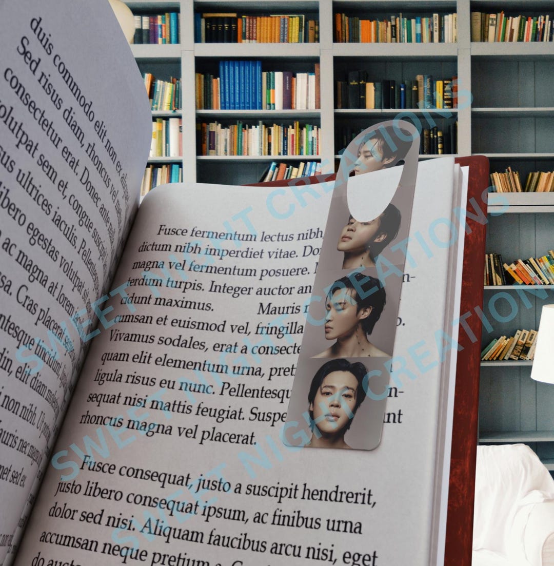 Jimin Bookmark, Park Jimin Bookmark, BTS Jimin Bookmark, BTS Army Gift ...