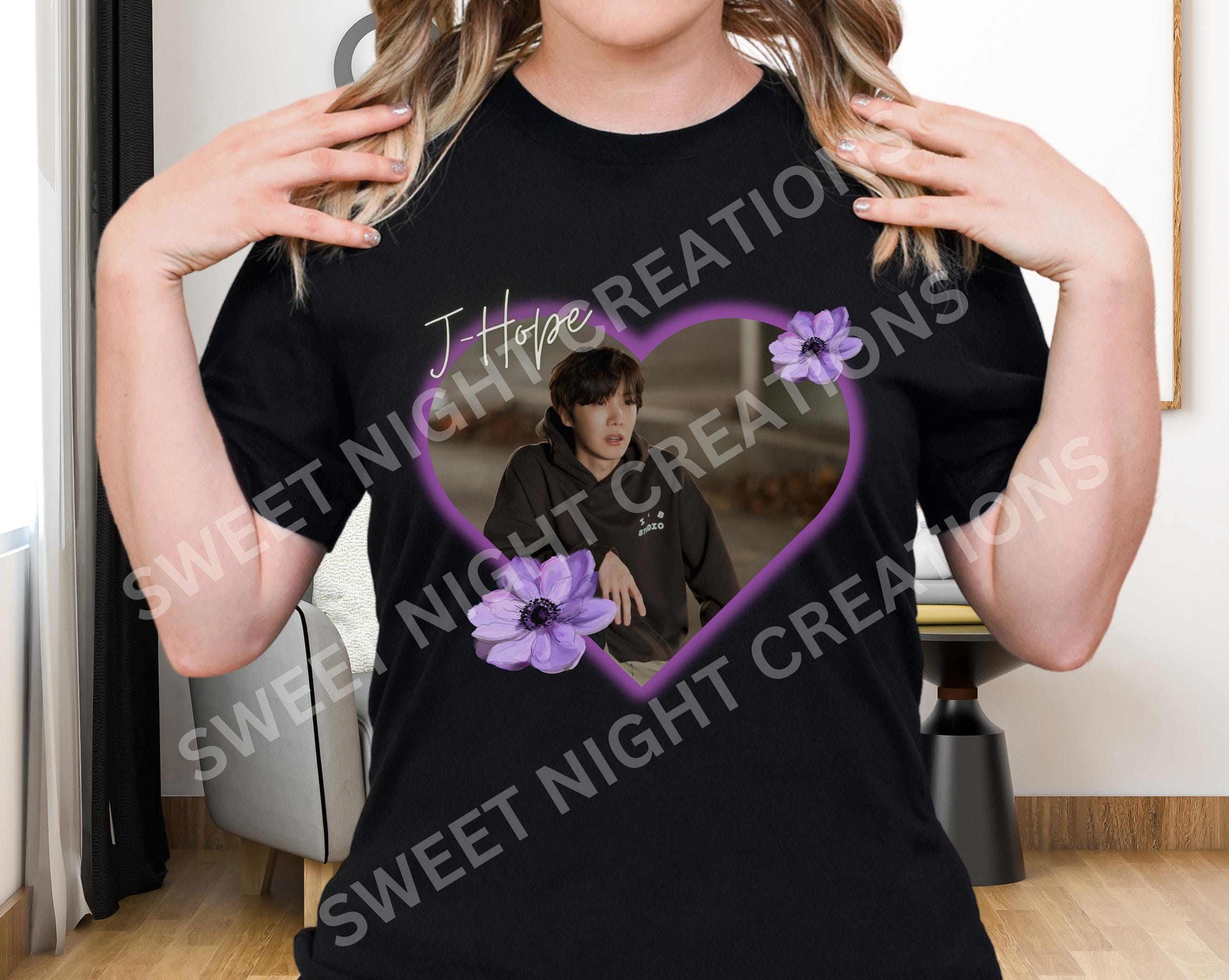 J-hope Heart Shirt, BTS Hobi Shirt, Bts Hoseok Tee, Bts Jhope Merch ...