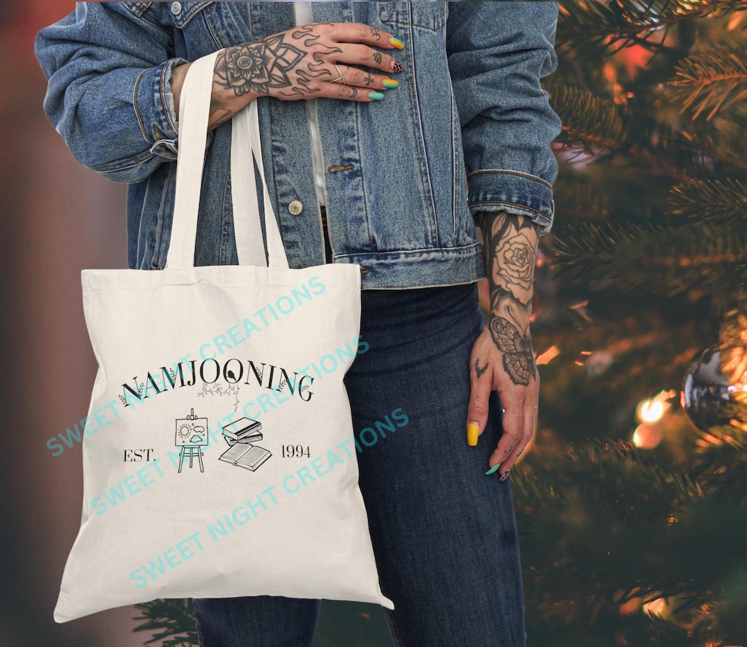 Namjooning Canvas Bag, Namjoon Canvas Tote, BTS Namjoontote, Bts ...
