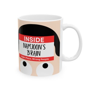 RPWP Inside Namjoon's Brain Mug, Bts Namjoon Cup, Bts RM Mug, RM Mug ...