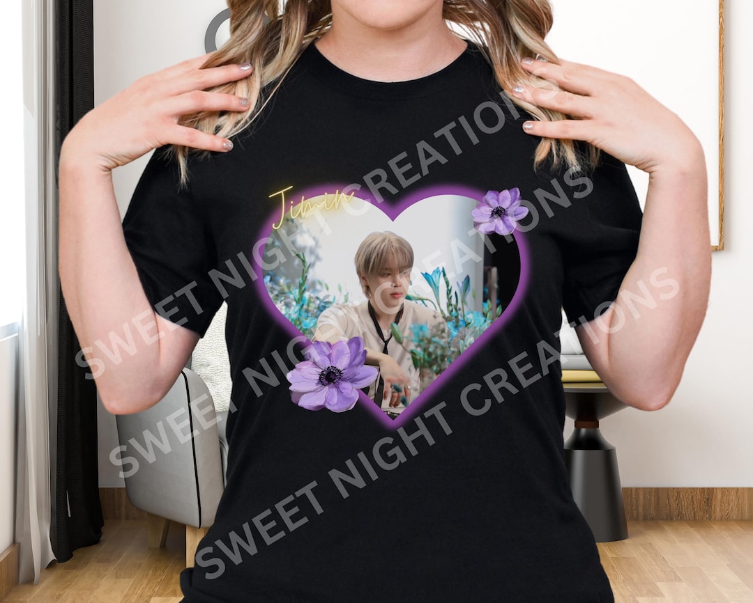 Jimin Heart Shirt, BTS Jimin Shirt, Bts Park Jimin Tee, Bts Jimin Merch ...