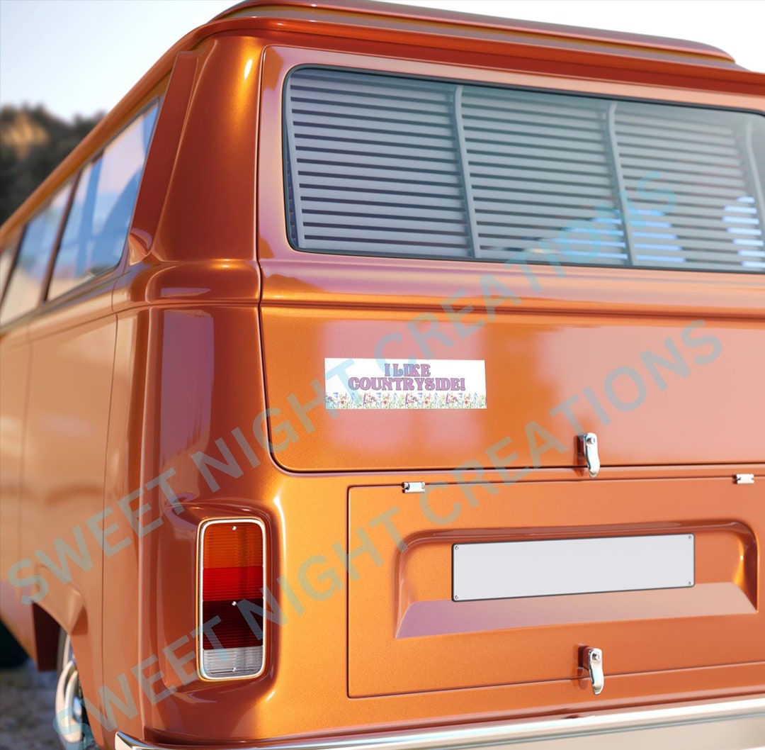 Jungkook i Like Countryside Bumper Sticker, BTS Bumper Stickers, JK ...