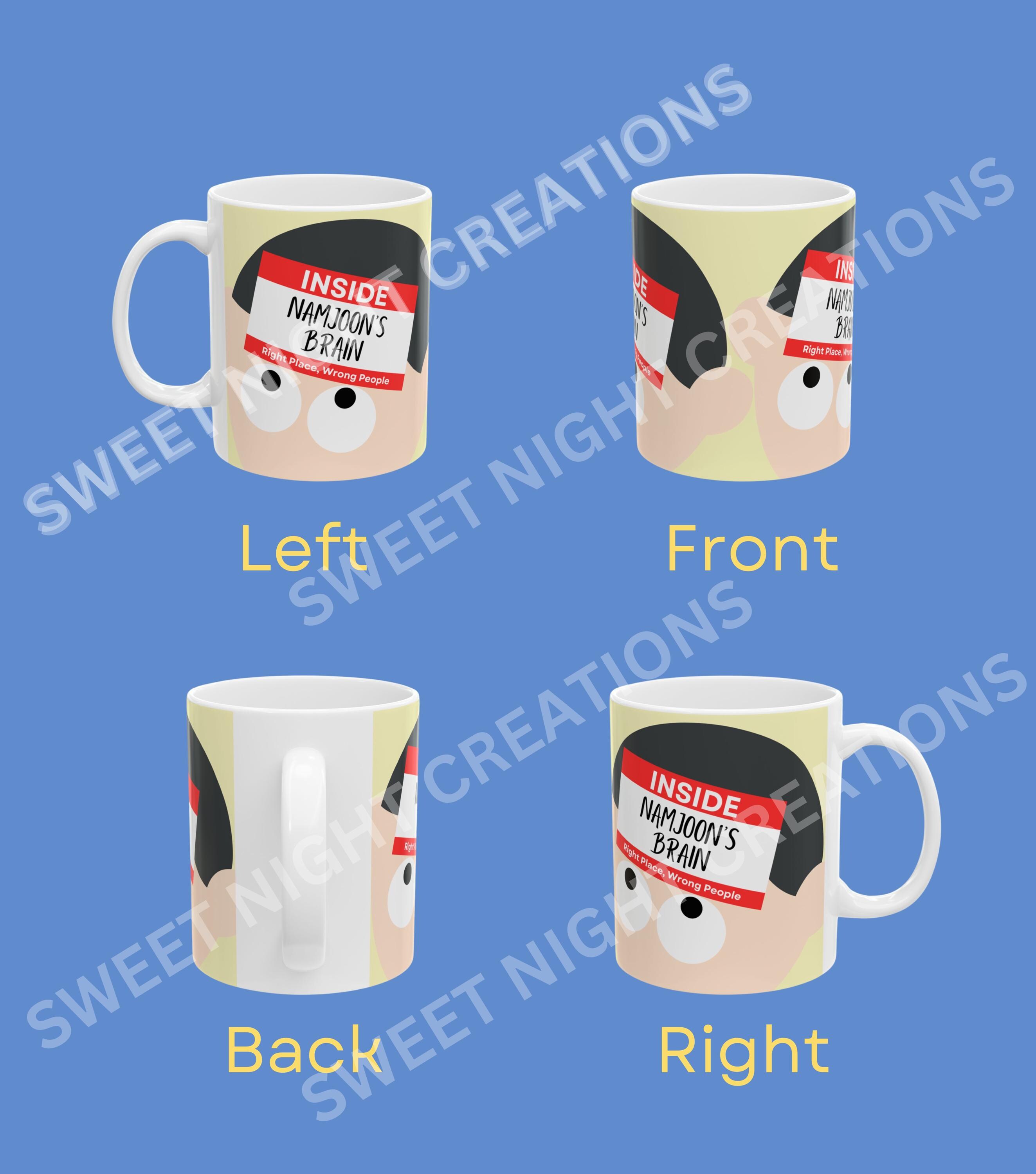 RPWP Inside Namjoon's Brain Mug, Bts Namjoon Cup, Bts RM Mug, RM Mug ...