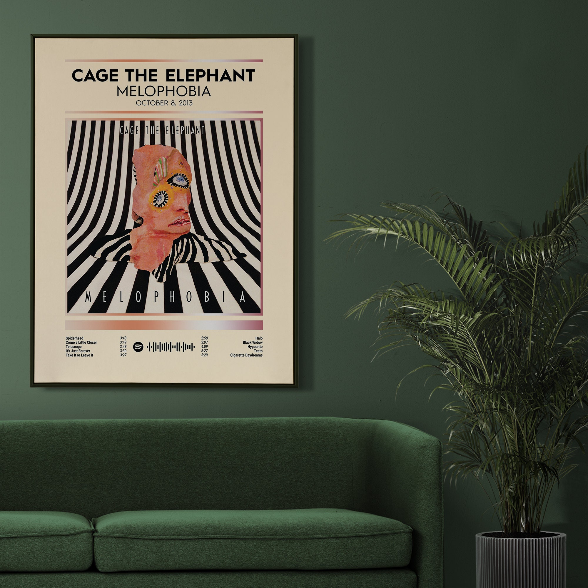 Cage The Elephant Poster Melophobia Poster Cage The Elephant Album ...
