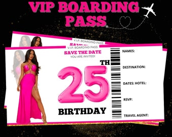 Vip Boarding Pass - Etsy