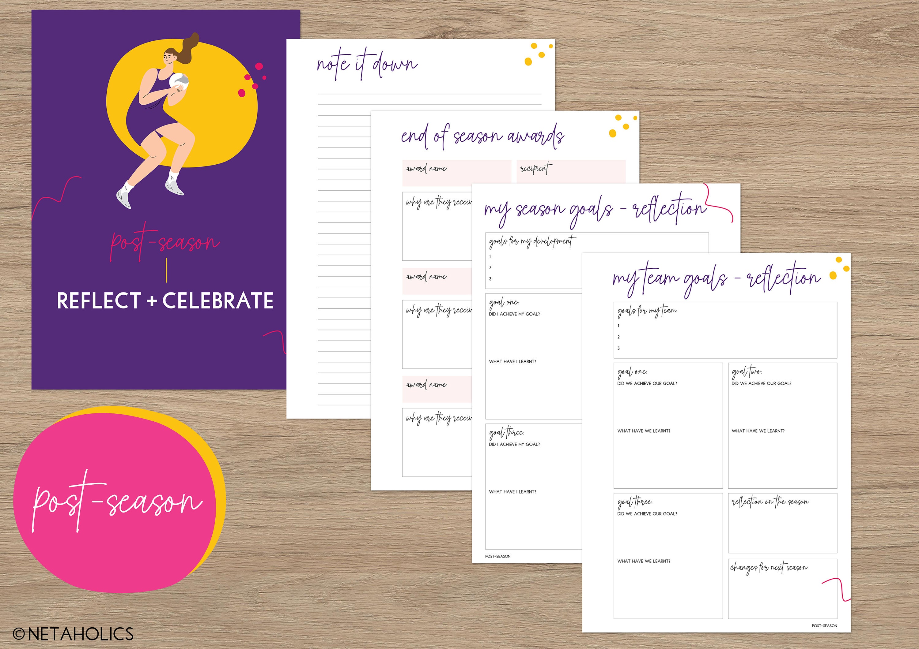 Ultimate Netball Coach Planner Printable - Netaholics - Etsy Australia