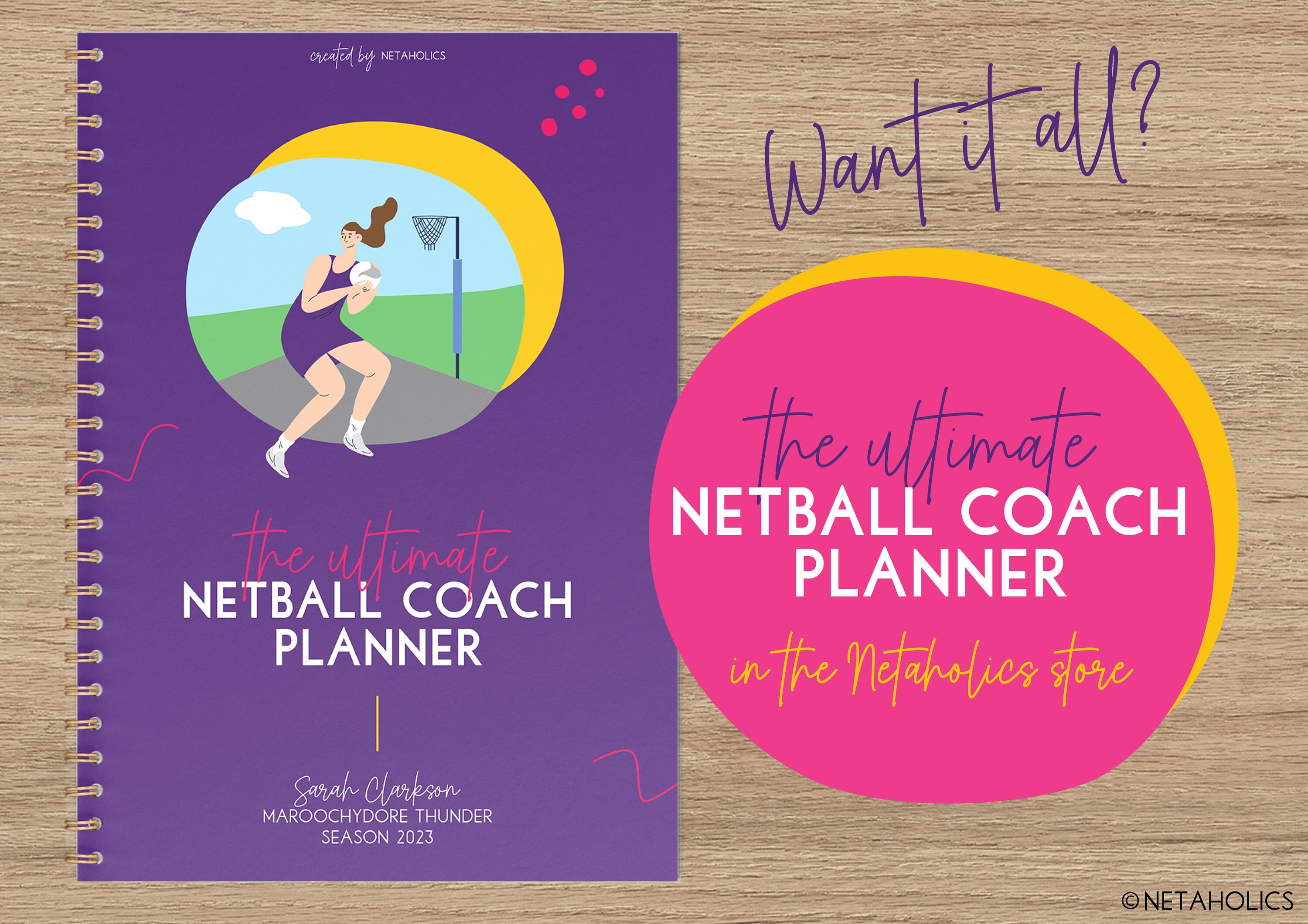 Netball Game Day Planner Coach Printable Netaholics - Etsy Australia