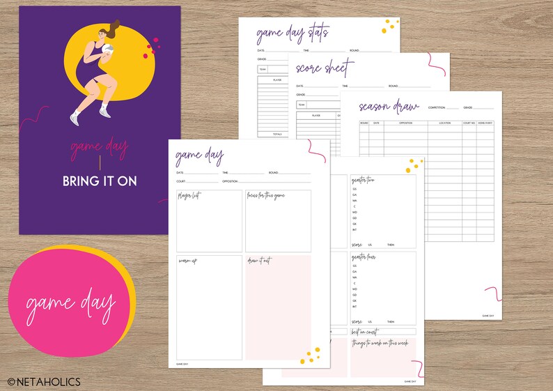 Ultimate Netball Coach Planner Printable - Netaholics - Etsy Australia