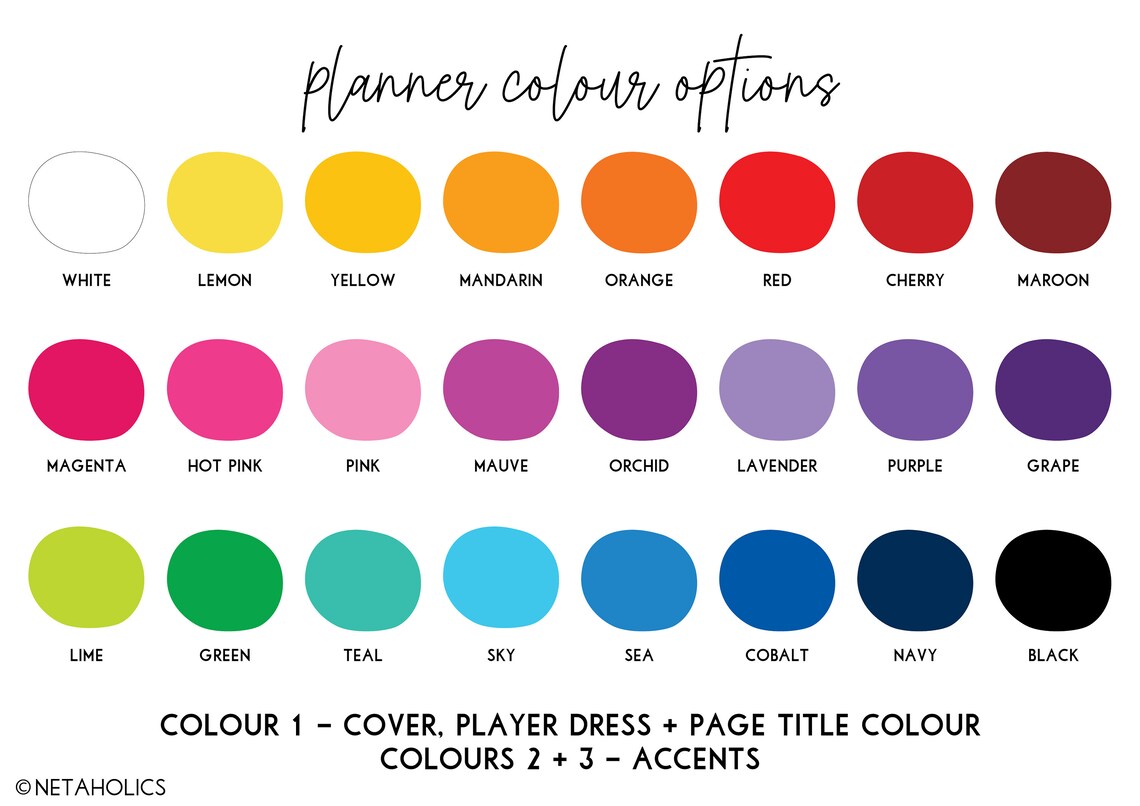 Ultimate Netball Coach Planner Printable - Netaholics - Etsy Australia