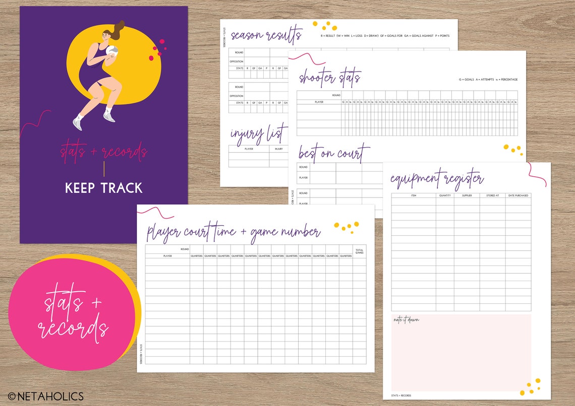 Ultimate Netball Coach Planner Printable Netaholics - Etsy Australia
