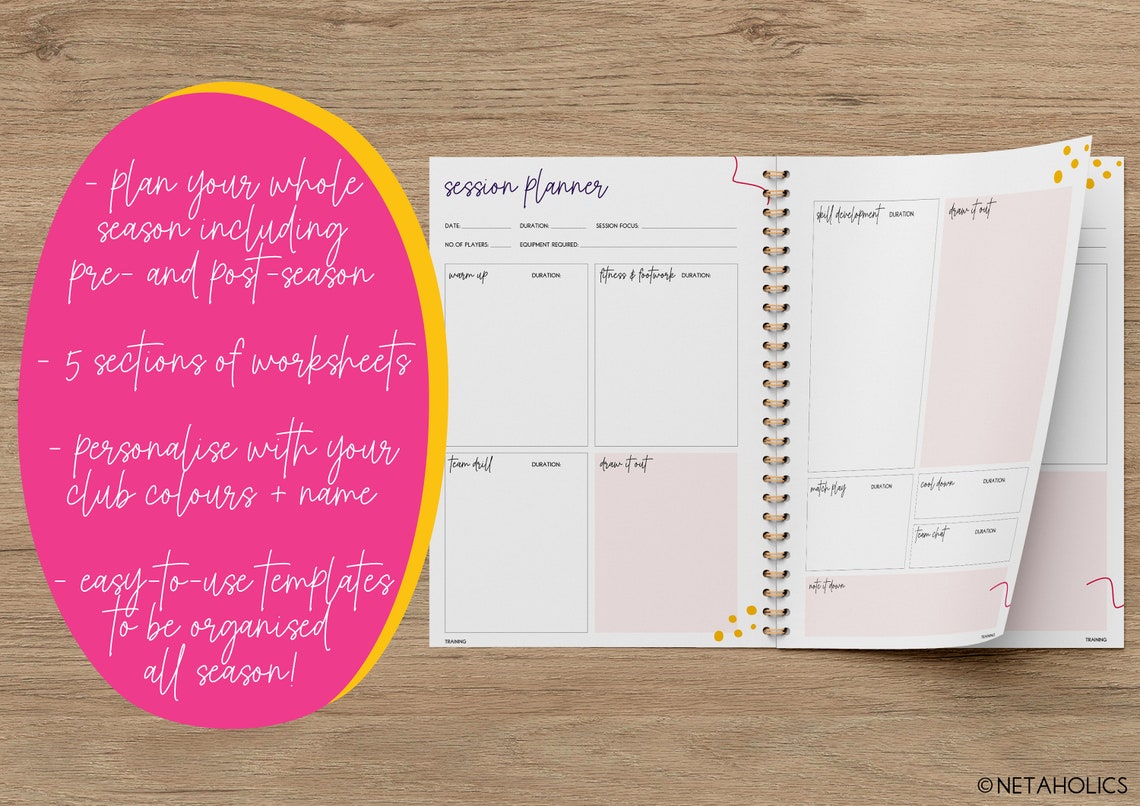 Ultimate Netball Coach Planner Printable Netaholics - Etsy Australia