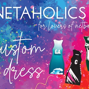 Personalised Netball Dress Keyring Team Gift/award, Keyring, Bag Tag ...