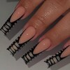 Pink Croc French Tip Press on Nailscroc Nailspink Nailssummer ...