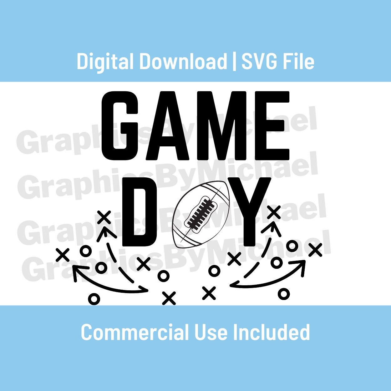 Football Game Day SVG File Football Svg Game Day Svg - Etsy