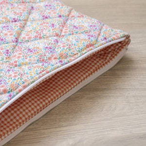 Floral MacBook Sleeve - Handcrafted Fabric Cover for MacBook Pro and ...