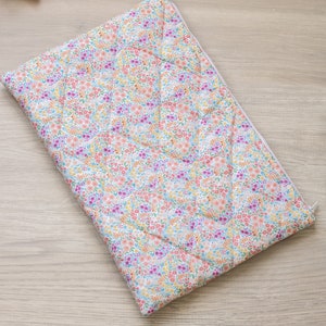 Floral MacBook Sleeve - Handcrafted Fabric Cover for MacBook Pro and ...