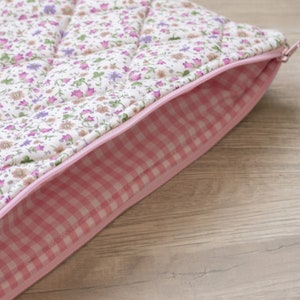 Floral MacBook Sleeve - Handcrafted Fabric Cover for MacBook Pro and ...