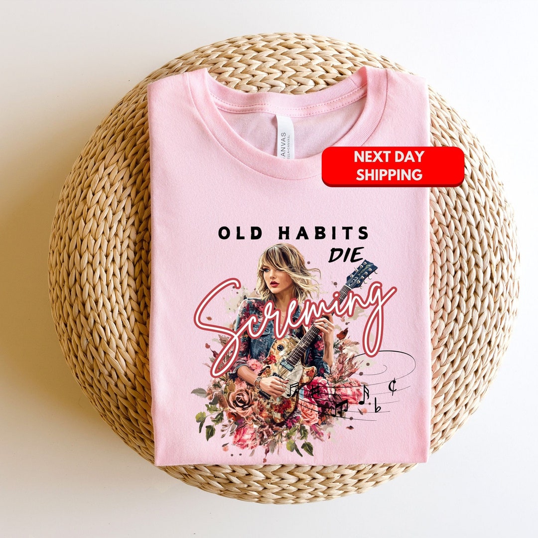 Old Habits Die Screaming Shirt, the Black Dog Lyrics Hoodie for ...