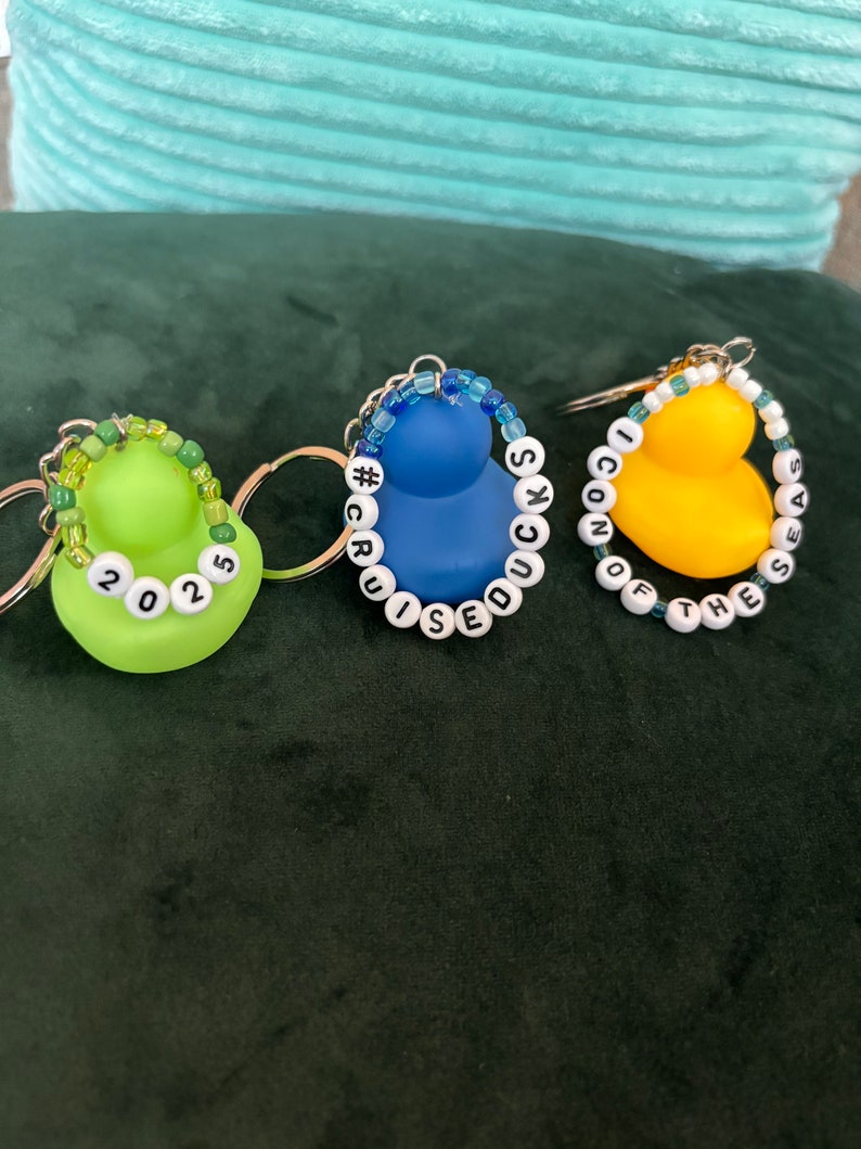 Cruise Duck Keychain, Personalized Cruise Ducks With Friendship ...