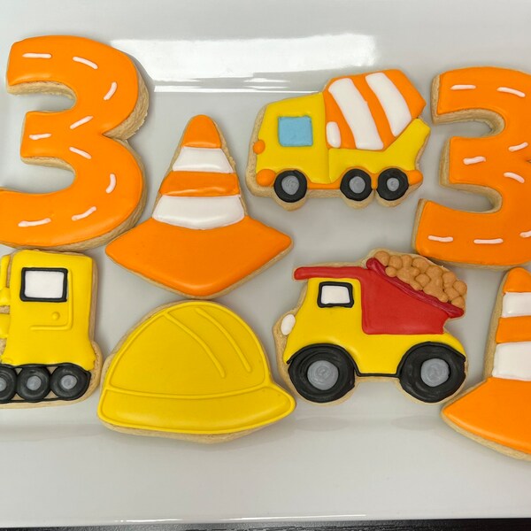 Construction Cookies - Etsy