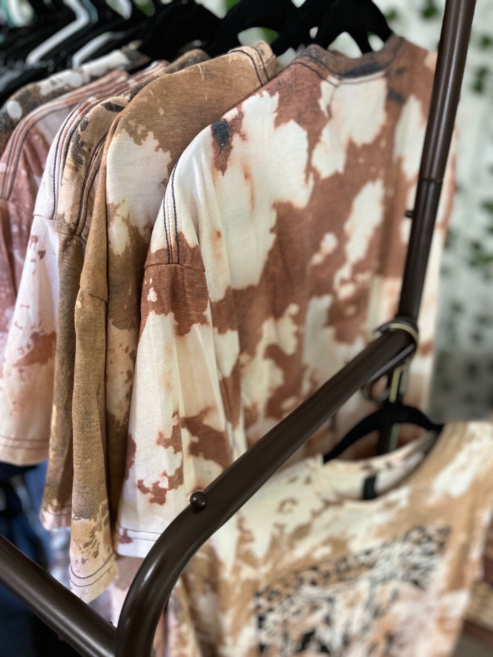 Cow Print Shirt Cowhide Shirts Howdy Bleached Shirts Highland Cow Shirt ...