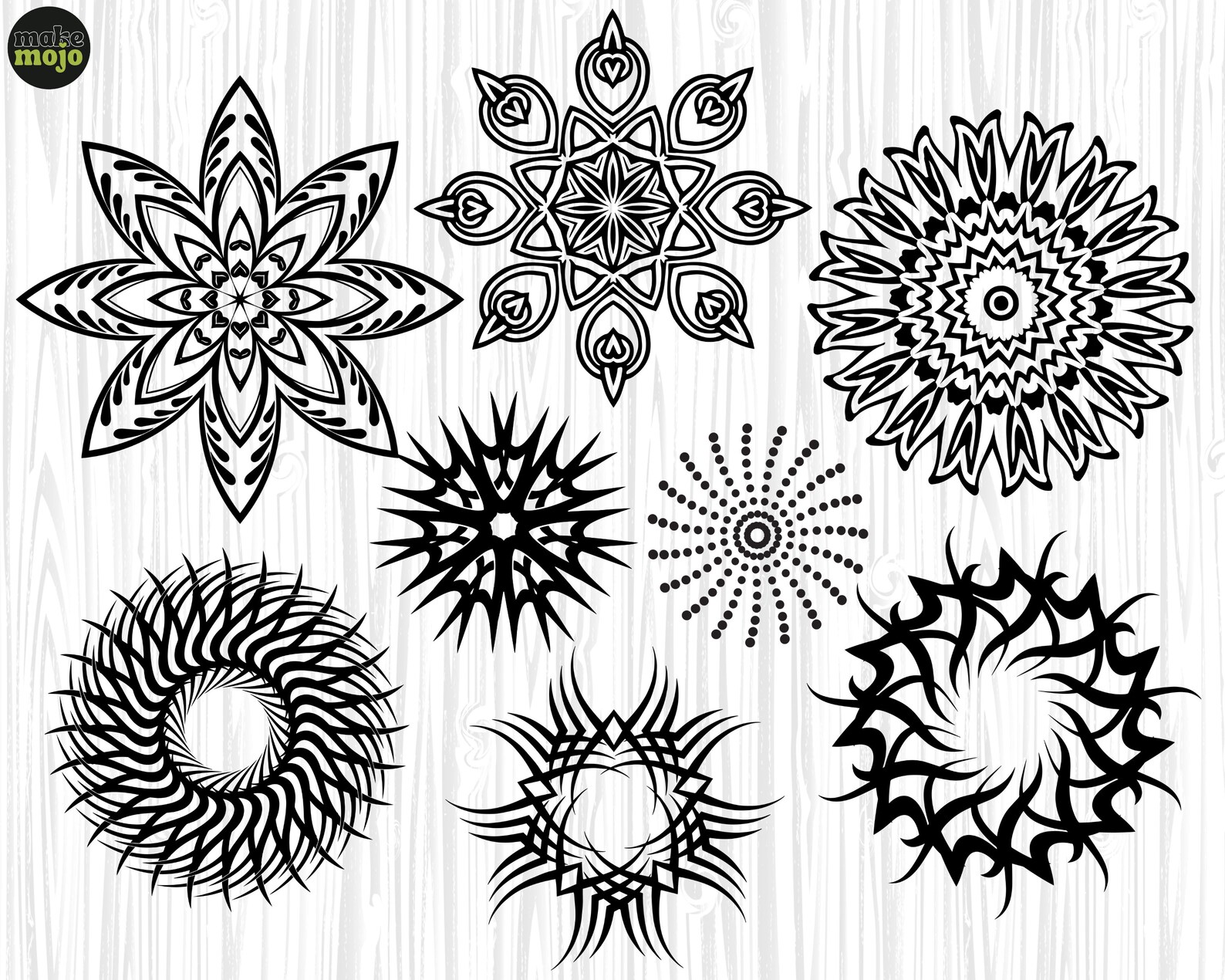 MANDALA SVG Bundle/mandala Svg/mandalas Svg - Etsy