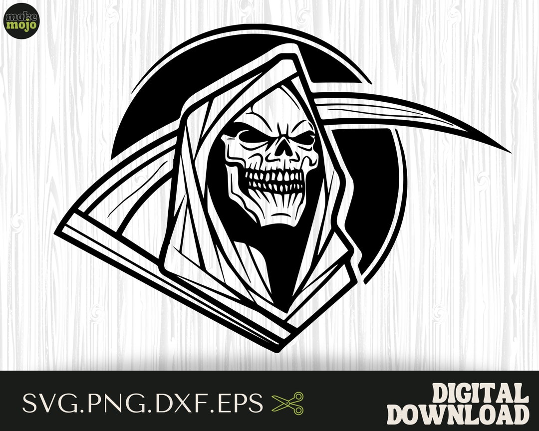 GRIM REAPER Svg/death Svg/grim Reaper Png/grim Reaper Design - Etsy