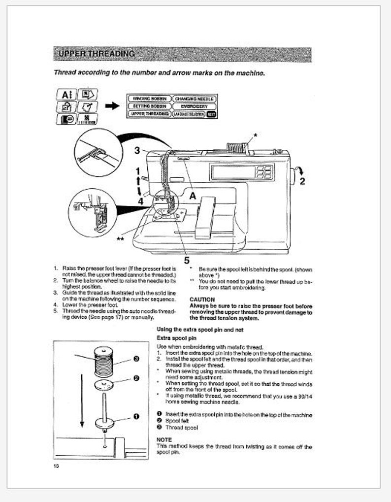 Bernina BERNETTE DECO 500 Owner's Instruction Manual PDF Instant ...