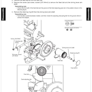 Brother 1034DX, 2104D, 2104DV, 2504D Serger Service Manual and Parts ...