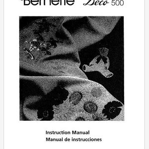 Bernina BERNETTE DECO 500 Owner's Instruction Manual PDF Instant ...
