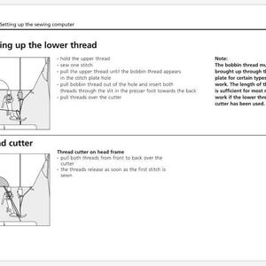 Bernina Activa 220, Activa 230 and Activa 240 Operation Instruction ...