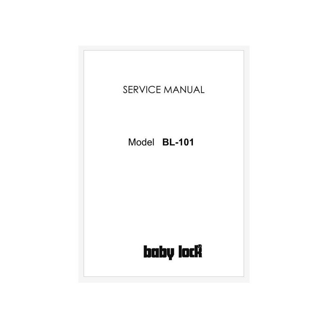 Baby Lock BL101 Blind Hemmer Sewing Machine Service Manual With ...